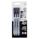 Sakura Gelly Roll Retractable Effects Pens - Black Effects, Set of 3 ...