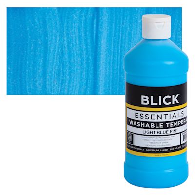 Blick Washable Tempera Paint - Light Blue, 16 oz | BLICK Art Materials