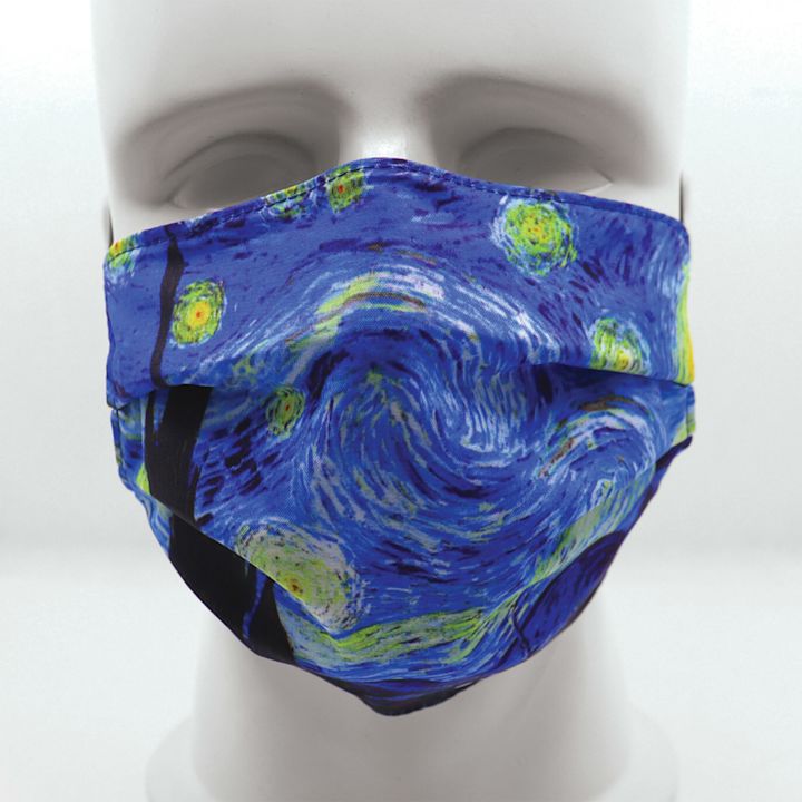 Today Is Art Day Reversible Face Masks- Starry Night/Almond Blossom ...