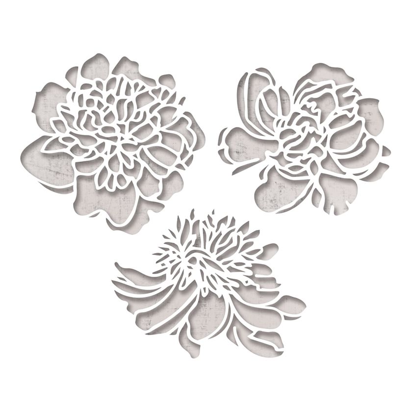 Sizzix Thinlits Dies - Cutout Blossom Dies by Tim Holtz, Set of 3 | BLICK Art Materials
