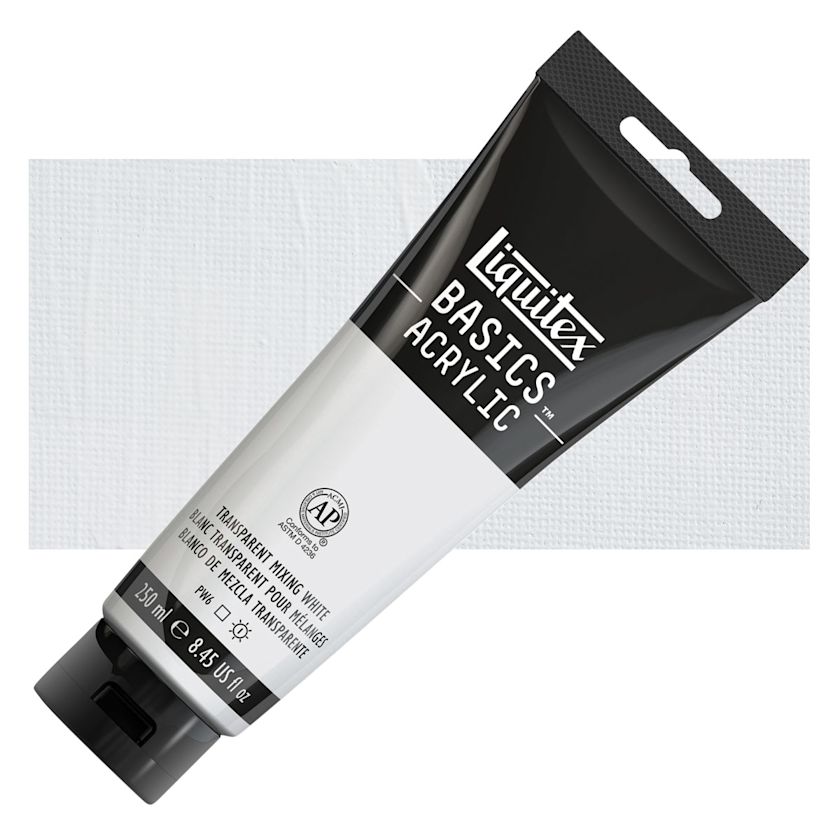 Liquitex Basics - Transparent Mixing White, 8.5 oz tube | BLICK Art ...