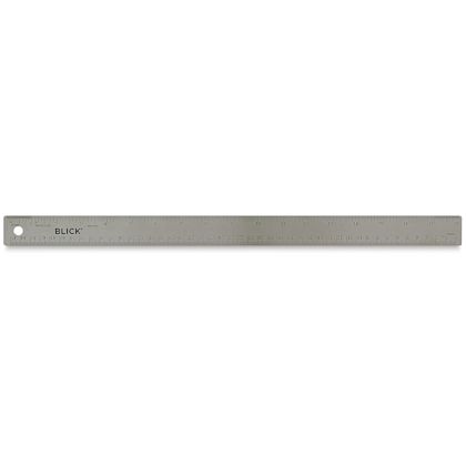 Blick Stainless Steel Ruler - 18", cork backed | BLICK Art Materials