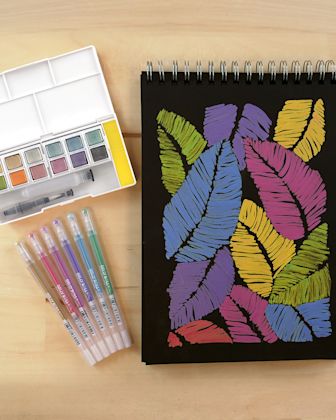 Learn to Design a Journal Using Colorful Metallics