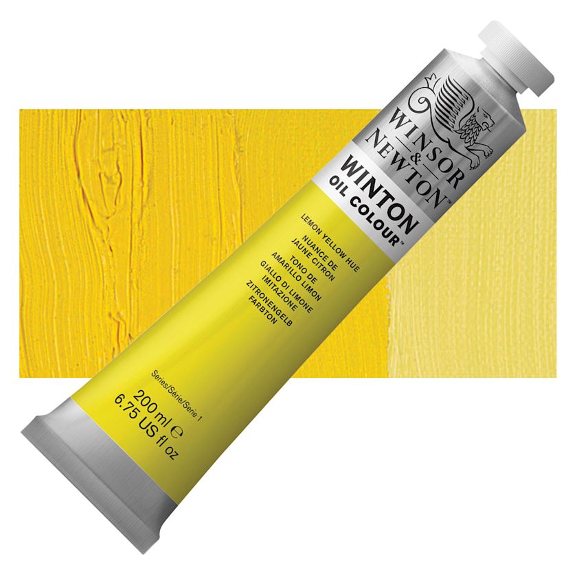 Winsor & Newton Winton Oil Color - Lemon Yellow Hue, 200 ml tube ...