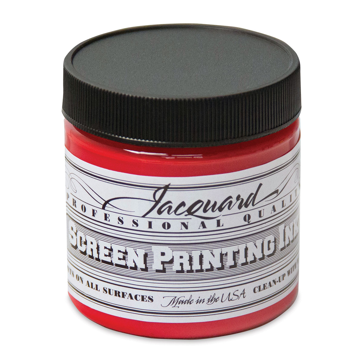 Jacquard Screen Printing Ink - Bright Red, 4 oz | BLICK Art Materials
