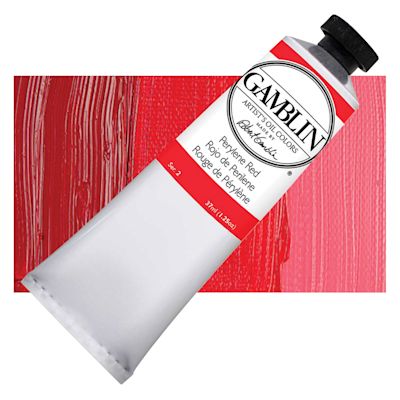 Gamblin Artist's Oil Color - Perylene Red, 37 ml tube | BLICK Art Materials