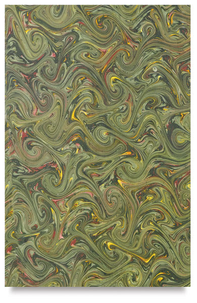 Books by Hand Marbled Paper - 12" x 19", Green | BLICK Art Materials