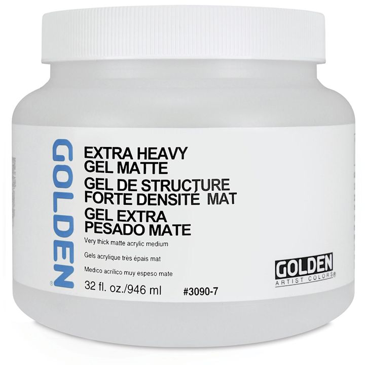 Golden Extra Heavy Acrylic Gel Medium - Matte, 32 oz jar | BLICK Art ...