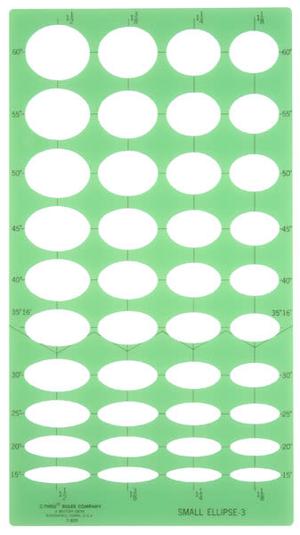 Westcott Ellipse Templates | BLICK Art Materials