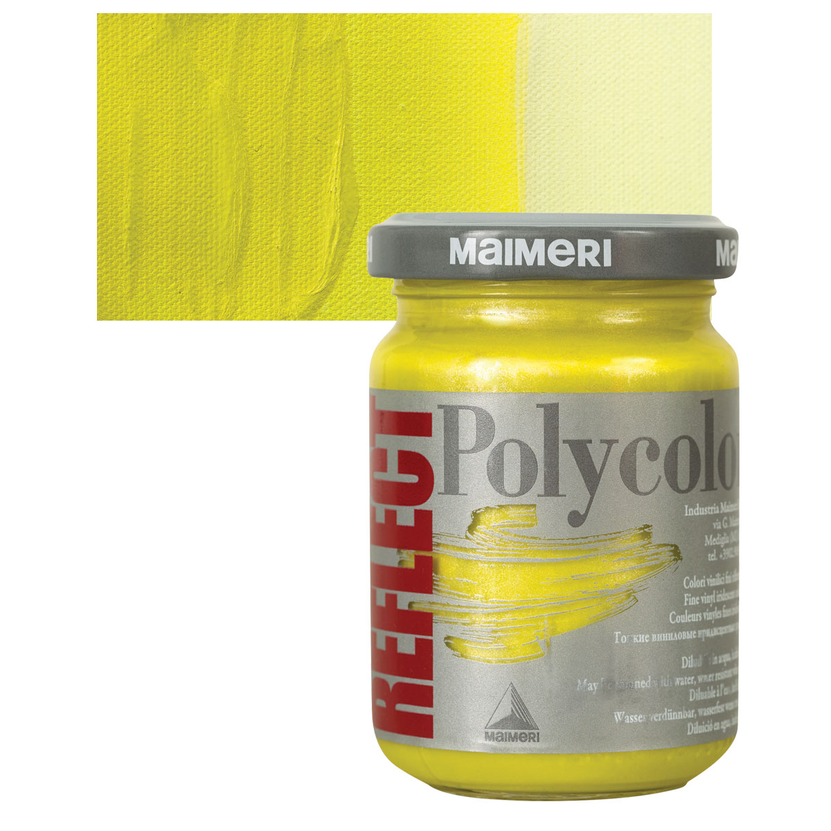 Maimeri Polycolor Vinyl Paints - Reflect Yellow, 140 ml | BLICK Art ...