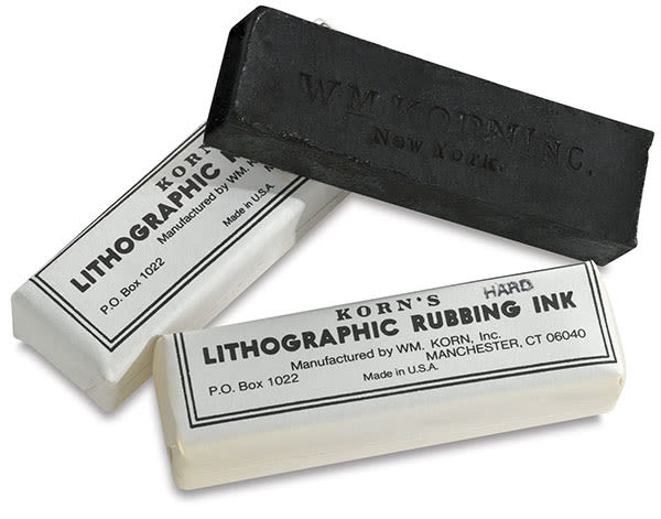 Korn's Lithographic Rubbing Ink Sticks | BLICK Art Materials