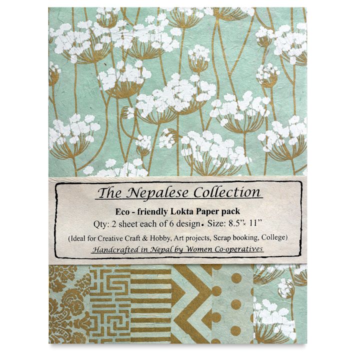 MINT/GOLD PAPER PACK | BLICK Art Materials