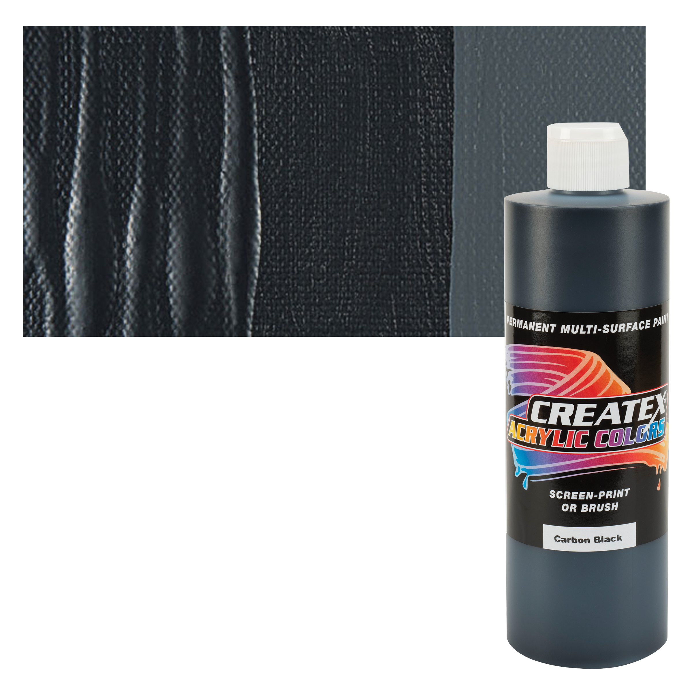 Createx Acrylics - Carbon Black, Pint | BLICK Art Materials