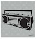 Stencil1 Stencil - Boom Box, 5-3/4" x 6" | BLICK Art Materials
