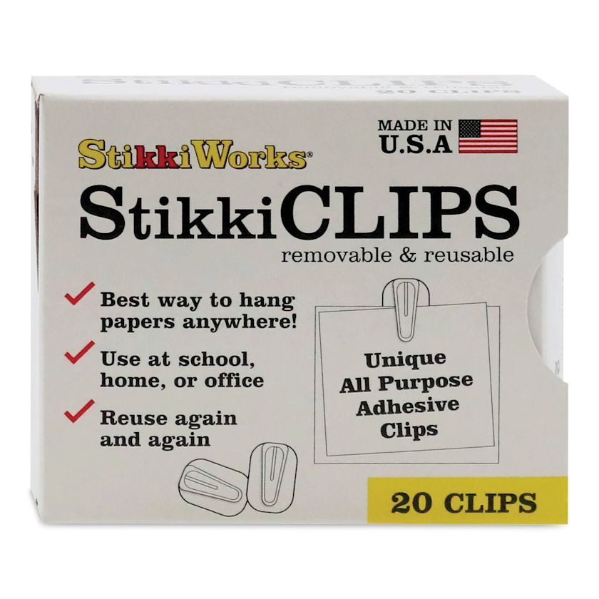 StikkiWorks StikkiClips - Adhesive Wax, Pkg of 20 | BLICK Art Materials