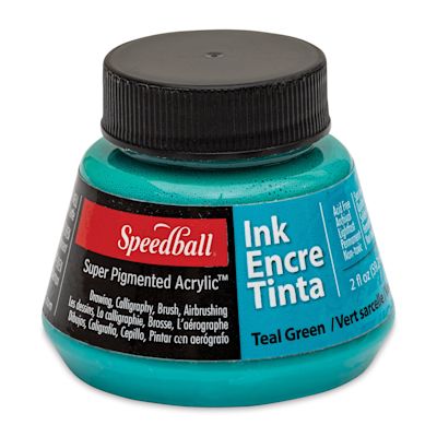 Speedball Calligraphy Ink - 2 oz, Teal Green | BLICK Art Materials