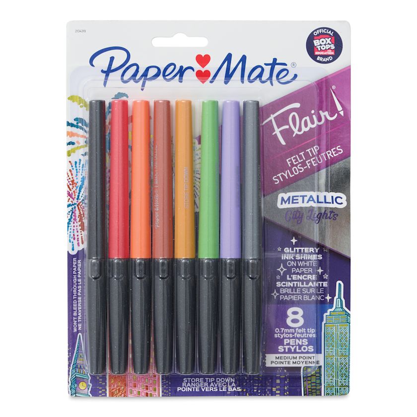Paper Mate Flair Metallic Pen Sets | BLICK Art Materials