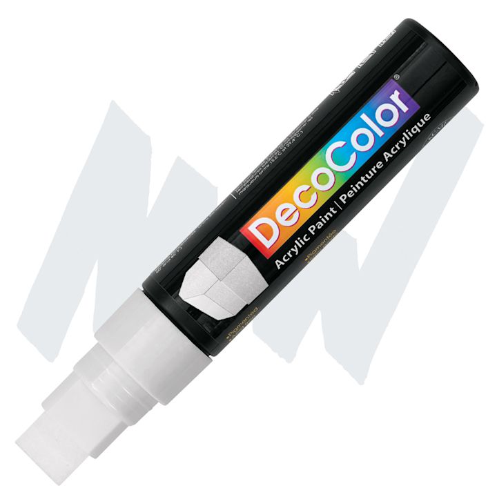 Decocolor Acrylic Paint Marker - White, Wedge | BLICK Art Materials