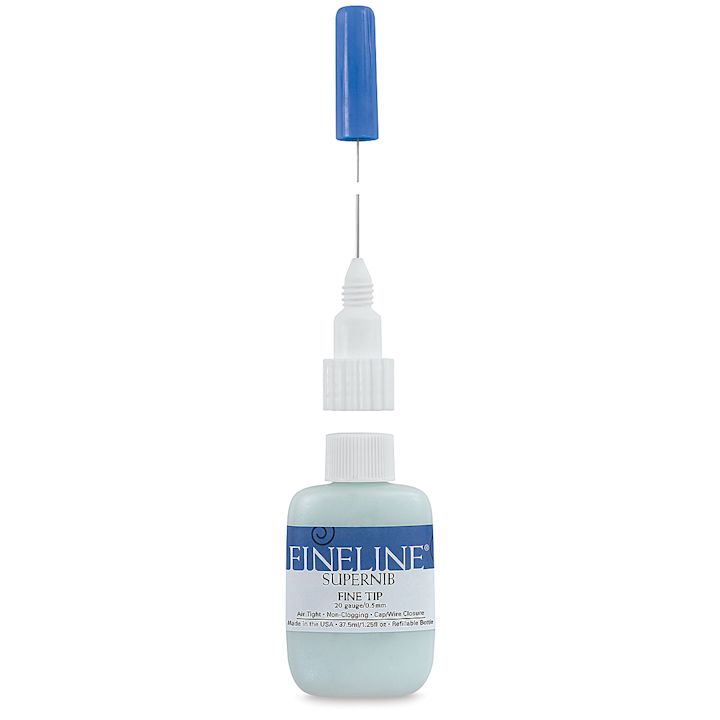 Fineline Supernib Masking Fluid - Fine Tip, 20 Gaugue, 1.25 oz bottle ...