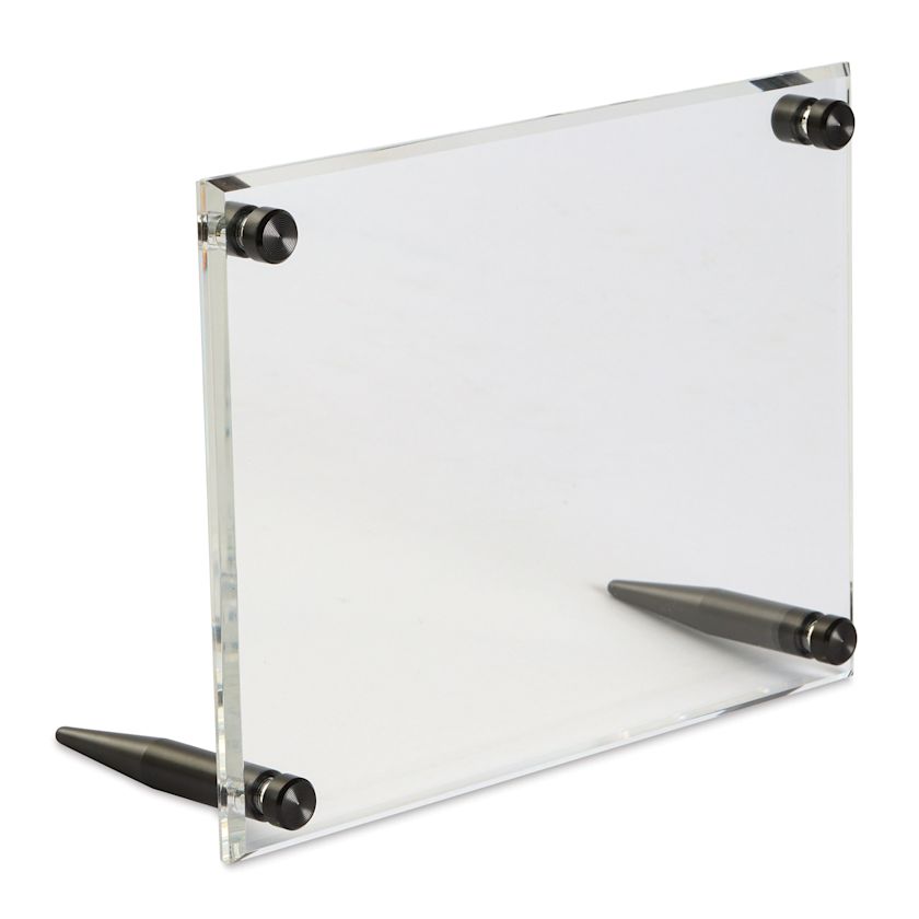 Wexel Art Acrylic Panel Frame - Tabletop, Graphite Hardware, 4" x 6 ...