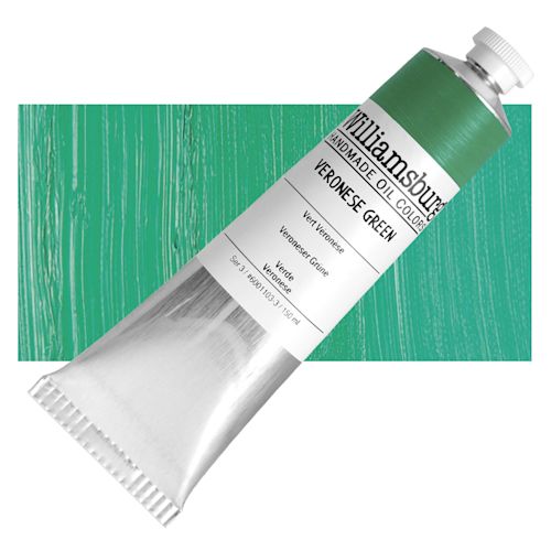 Williamsburg Handmade Oil Paint - Veronese Green, 150 ml tube | BLICK ...