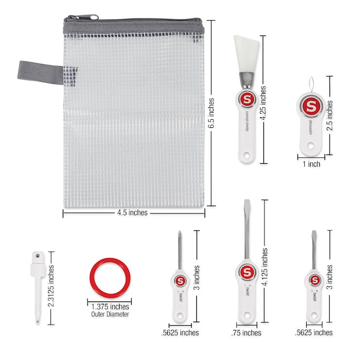 Singer Sewing Machine Maintenance Tools - Set of 7 | BLICK Art Materials