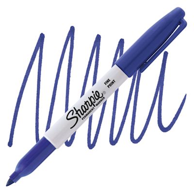 Sharpie Fine Point Permanent Marker - Intergalactic Indigo | BLICK Art ...