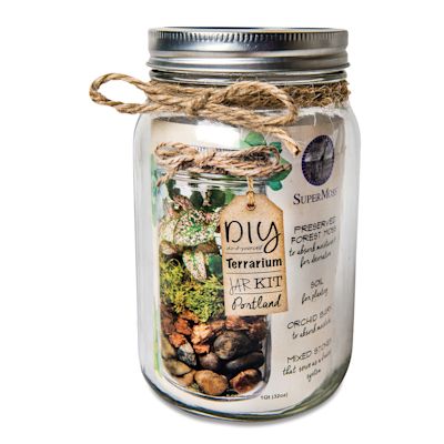 SuperMoss DIY Terrarium Jar Kit - Portland | BLICK Art Materials