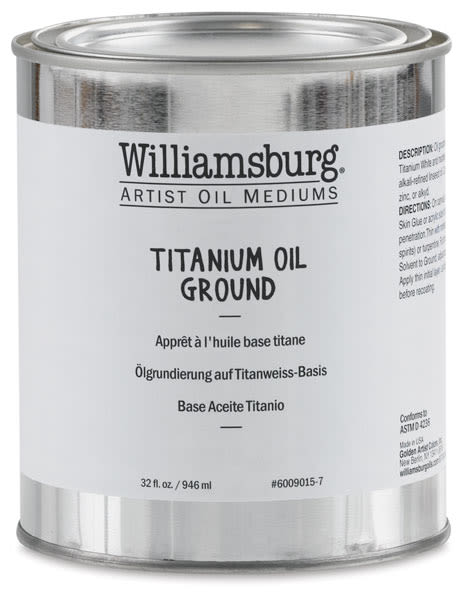 Williamsburg Titanium Oil Ground | BLICK Art Materials