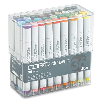 Copic Classic Marker - Assorted Colors, Set of 36 | BLICK Art Materials