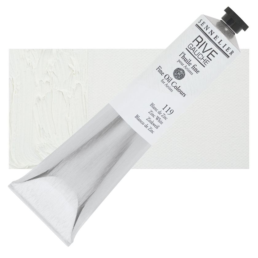 Sennelier Rive Gauche Artists Oil Color - Zinc White, 200 ml | BLICK ...