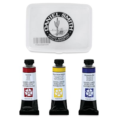 Daniel Smith Extra Fine Watercolor - Primary Mixing, Set of 3 with Box ...