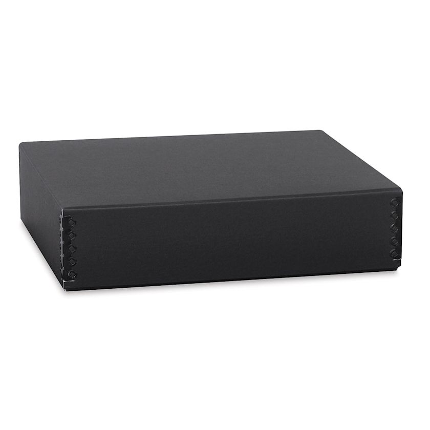 Lineco Museum Storage Box - 12" x 9" x 3", Black | BLICK Art Materials