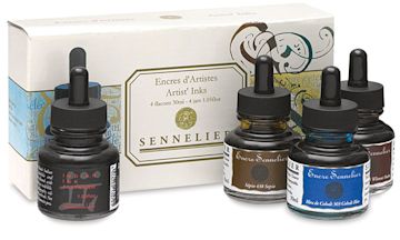 Sennelier Shellac Ink - Set of 4 | BLICK Art Materials