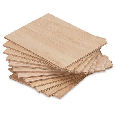 Wood Blocks - 12 Pieces, 12" x 16", Mahogany | BLICK Art Materials