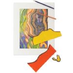 Free-Form Stencil Drawing - Lesson Plans | BLICK Art Materials