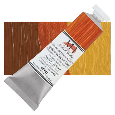 Michael Harding Artists Oil Color – Quinacridone Gold, 40 ml tube ...