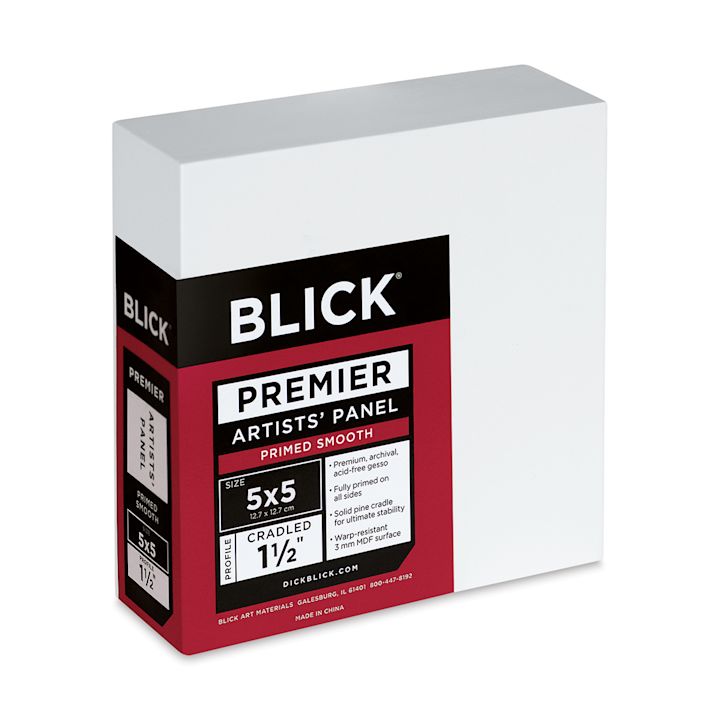 Blick Premier Artists' Panel - Gallery Cradle, 1-1/2", 5" x 5" | BLICK ...
