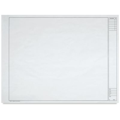 Clearprint Engineering Vellum - 24" x 36", Vertical Title Block, Single ...