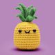 The Woobles Beginner Crochet Amigurumi Kit - Pinya the Pineapple ...