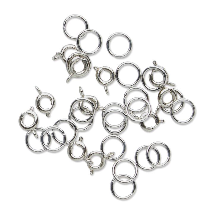 Pop! Spring Rings and Jump Rings Findings | BLICK Art Materials