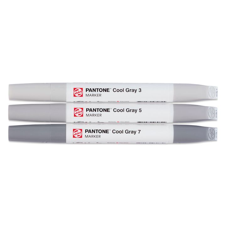 Pantone Dual Tip Markers - Cool Gray, Set of 3 | BLICK Art Materials