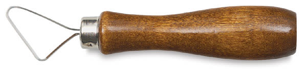 Kemper Ceramic Loop Tool - 5", Triangle, 1-1/4" | BLICK Art Materials