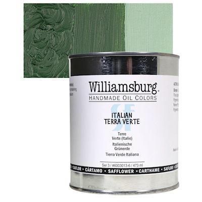 Williamsburg Handmade Safflower Oil Color - Italian Terra Verte, 16 oz ...