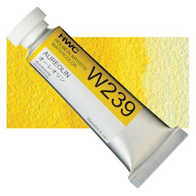 Holbein Artists' Watercolor - Aureolin, 15 ml tube | BLICK Art Materials