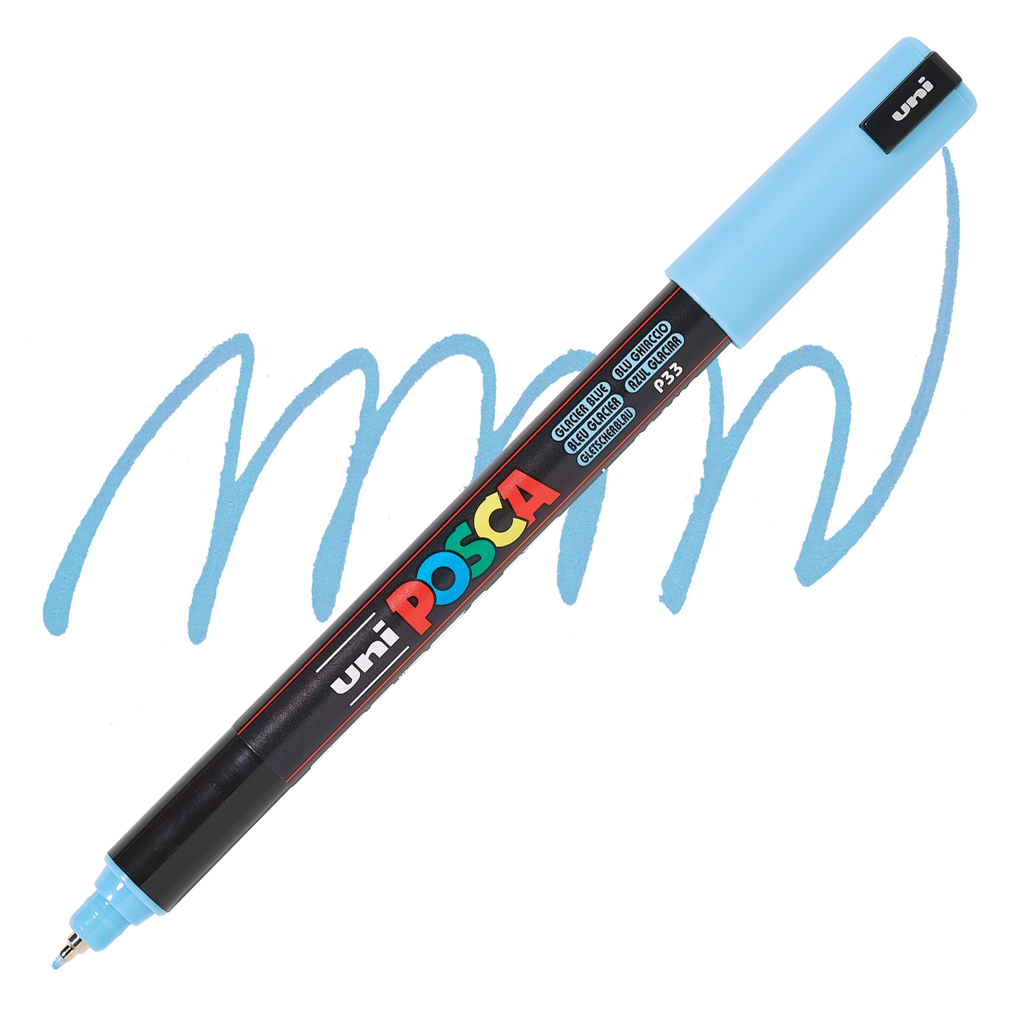 Posca Paint Marker - Glacier Blue, X-Fine Tip, 0.7 mm | BLICK Art Materials