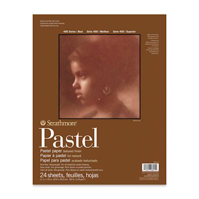 Strathmore 400 Series Pastel Paper Pad - 11" x 14", Assorted Colors, 24 ...