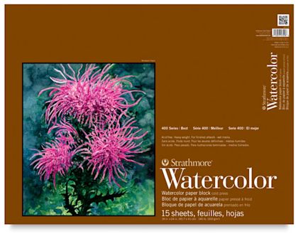 Strathmore 400 Series Watercolor Block - 18" x 24", 15 Sheets | BLICK ...