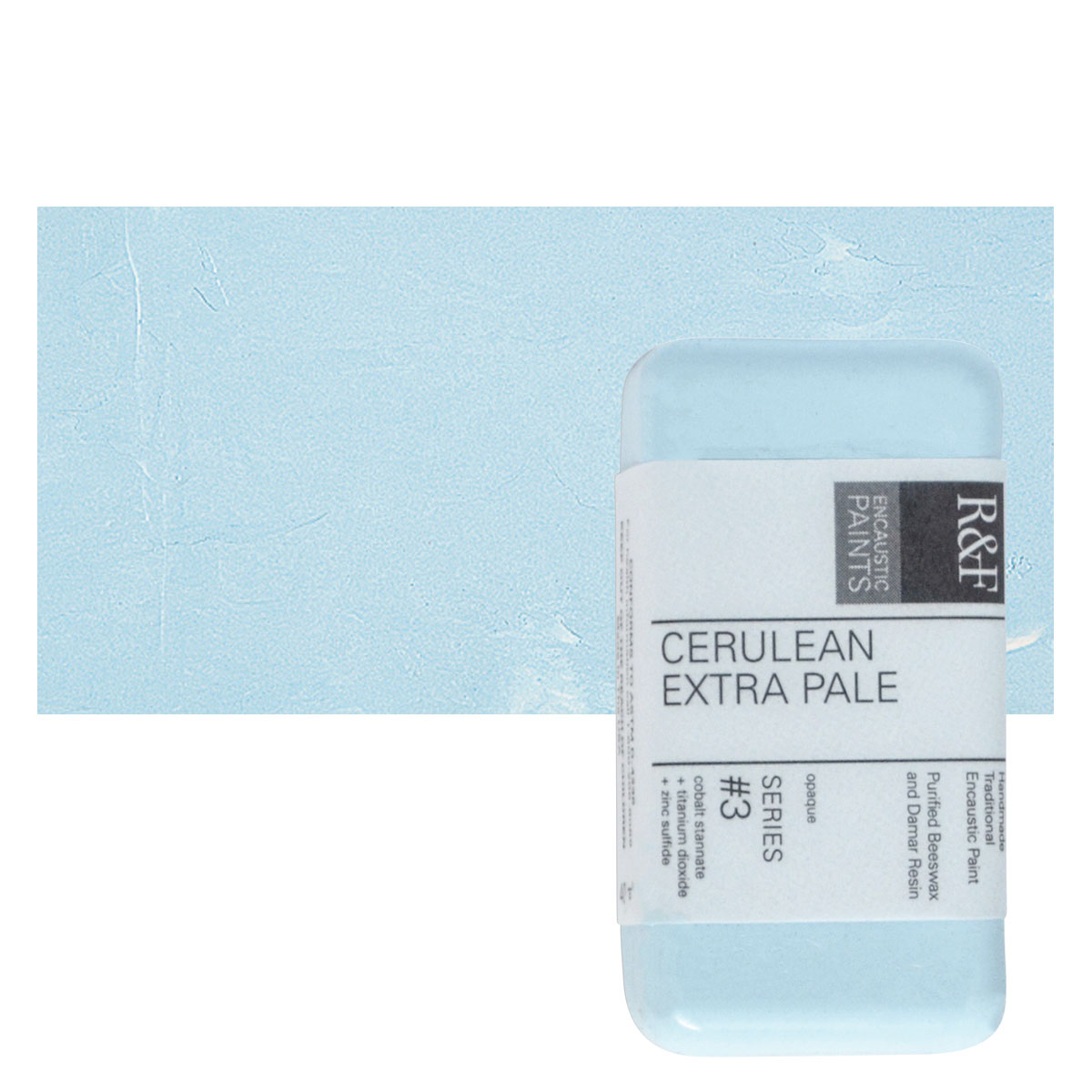 R&F Encaustic Paint Block - Cerulean Extra Pale, 40 ml block| Utrecht ...