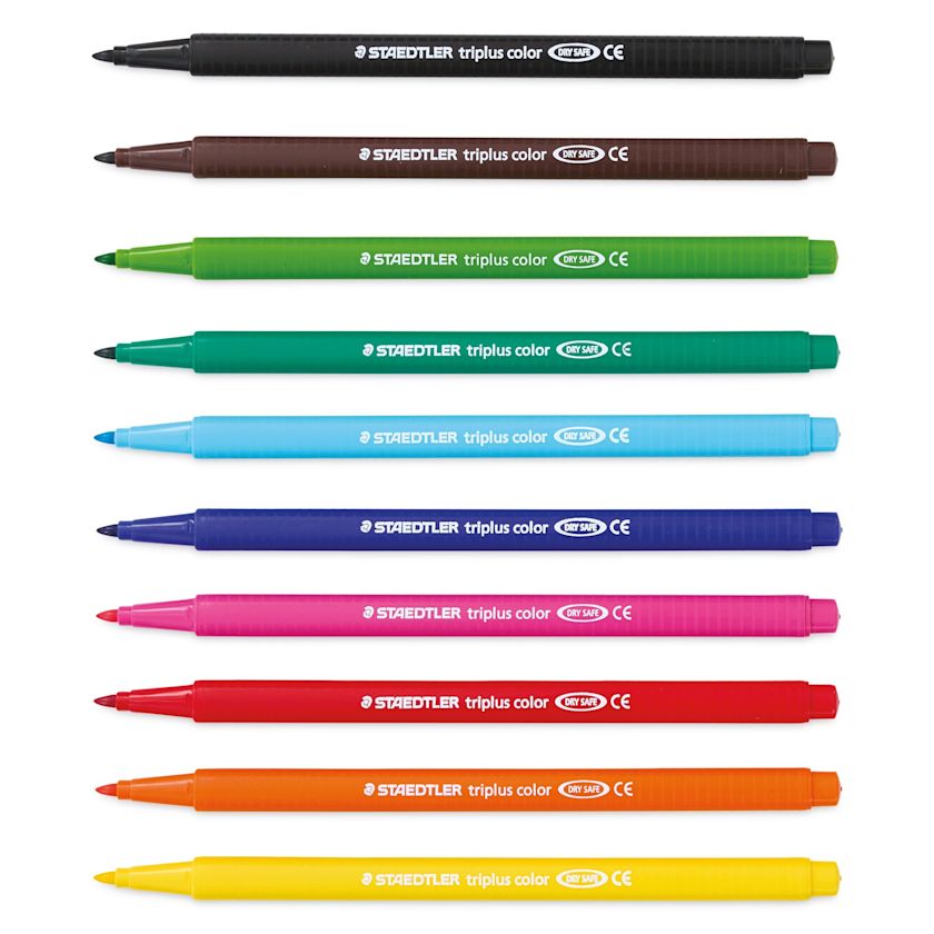 Staedtler Triplus Broadliner Felt Tip Pen Sets | BLICK Art Materials